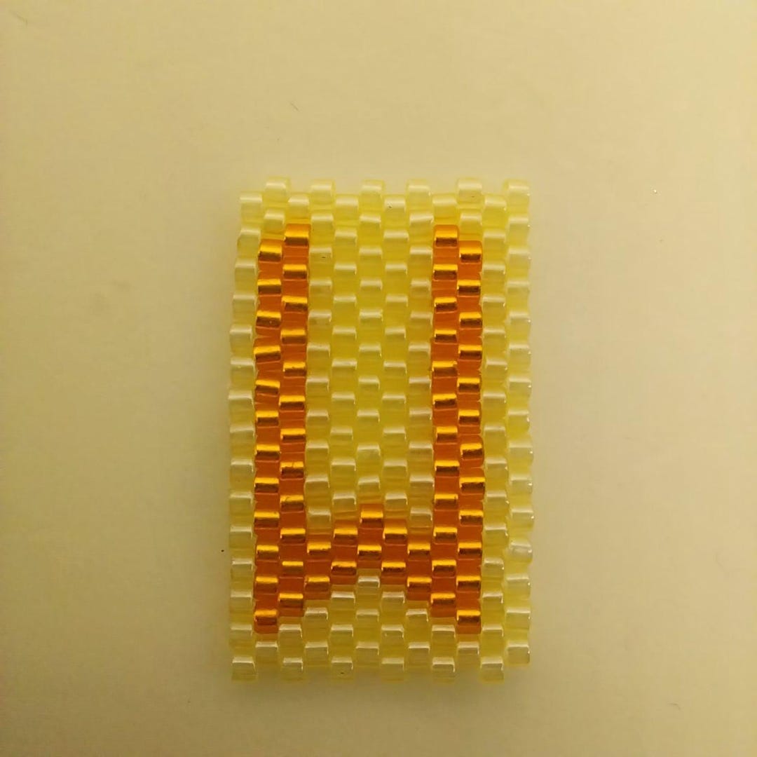 Beading Patterns for Alphabet Individual Upper Case Letters Peyote ...