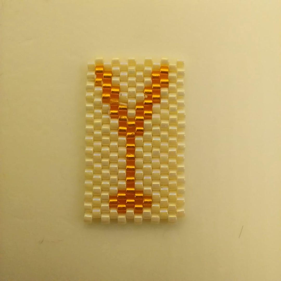 Beading Patterns for Alphabet Individual Upper Case Letters Peyote ...