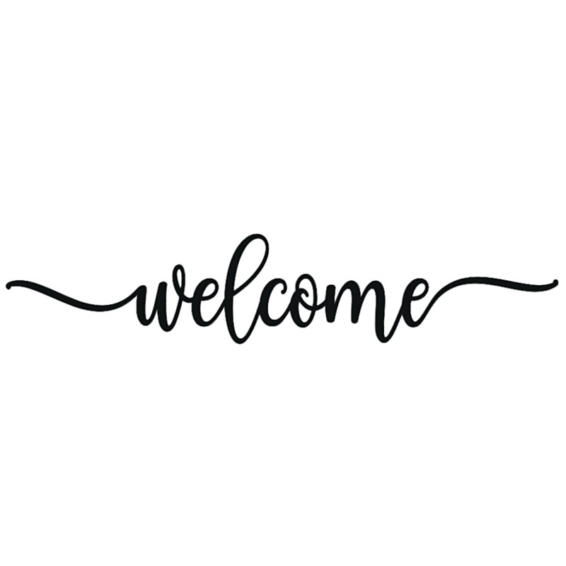 Welcome Decal - Etsy