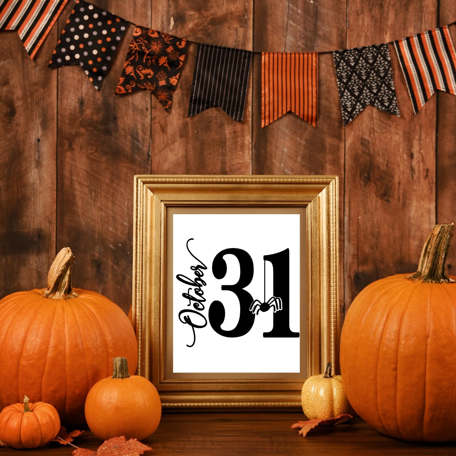Halloween Spider Chalkboard Decal • October 31st DIY Decor - Etsy