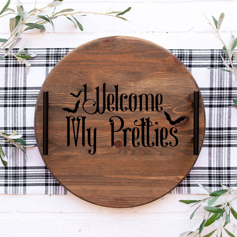 Welcome My Pretties Halloween Decal • Decal Only • Door Hanger Decal ...