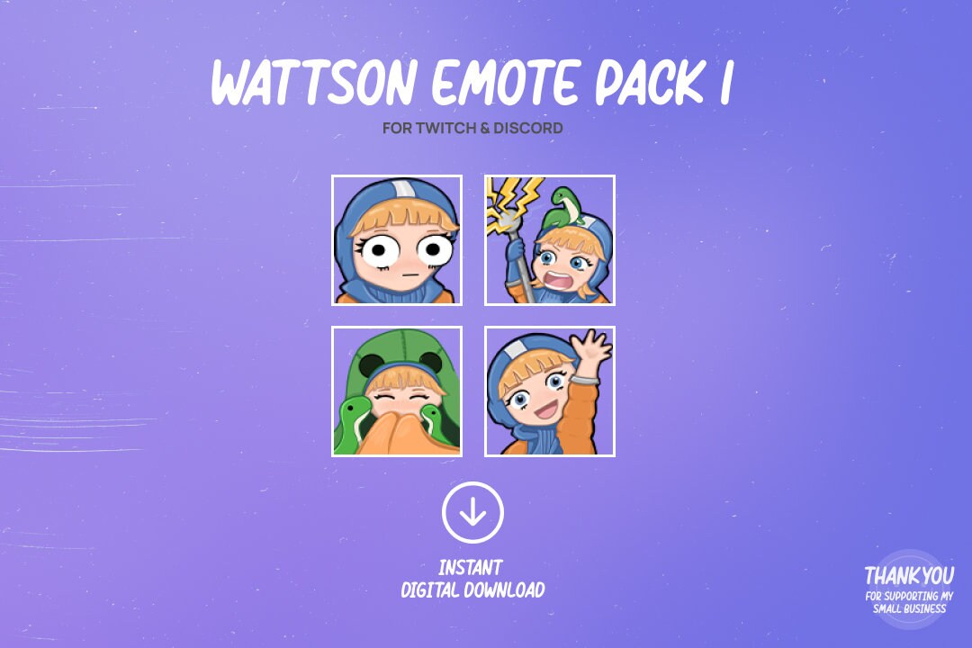 Apex Legends Cute Wattson Emote Pack 1 for Twitch Discord and - Etsy