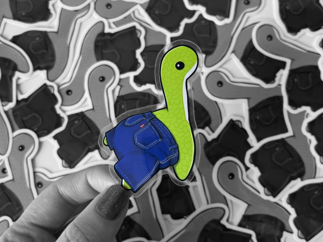 Apex Legends Denim Jeans Nessie Transparent Glossy Sticker - Etsy