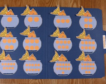 5 Pack Just Counting Printable File Folder Game PDF | Etsy