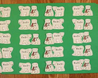 Addition Fact Families: 0-10 Multi Folder Set Polar Pals | Etsy