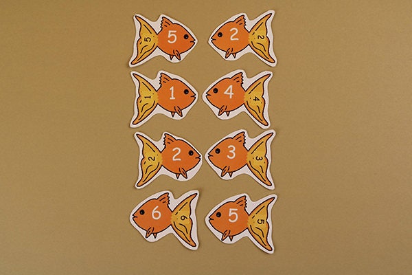 Subtraction - Fish Fun - Printable File Folder Game PDF Download ...