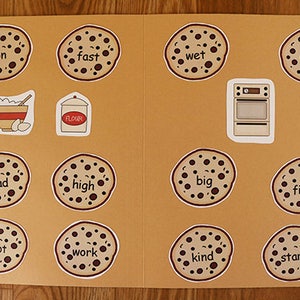 Antonyms - Cookie Opposite Words- Downloadable File Folder Game ...