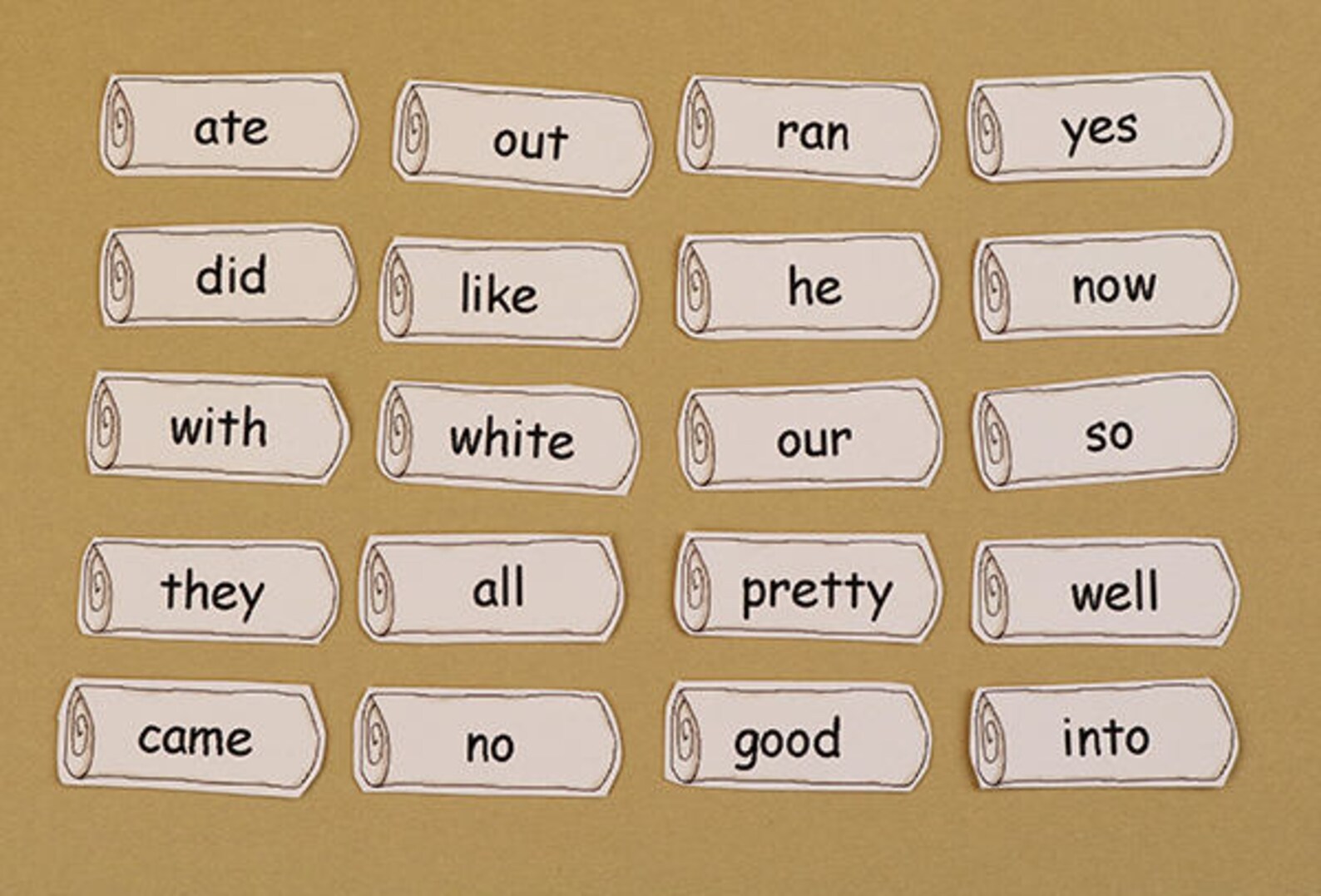 Dolch Sight Words Primer - Dog Days - Printable File Folder Game PDF ...
