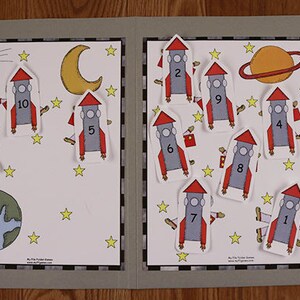 Counting Numbers - Astro-counters - Printable File Folder Game PDF ...
