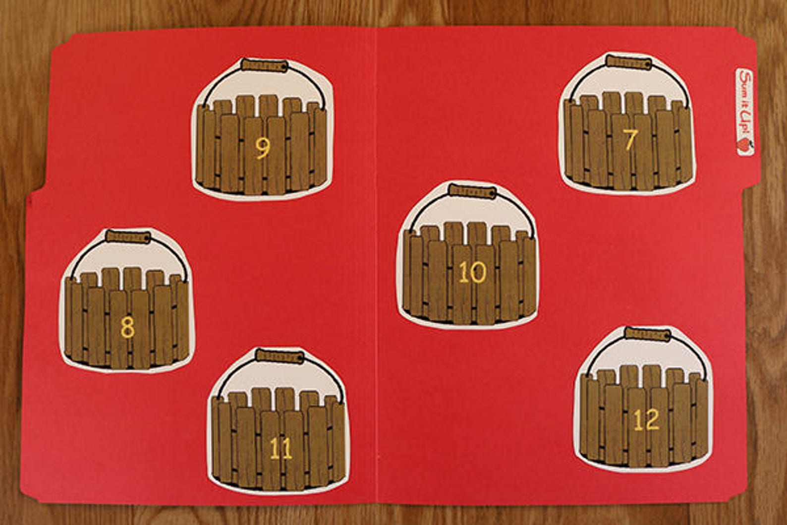 Addition - Sum It Up! Printable File Folder Game PDF Download ...