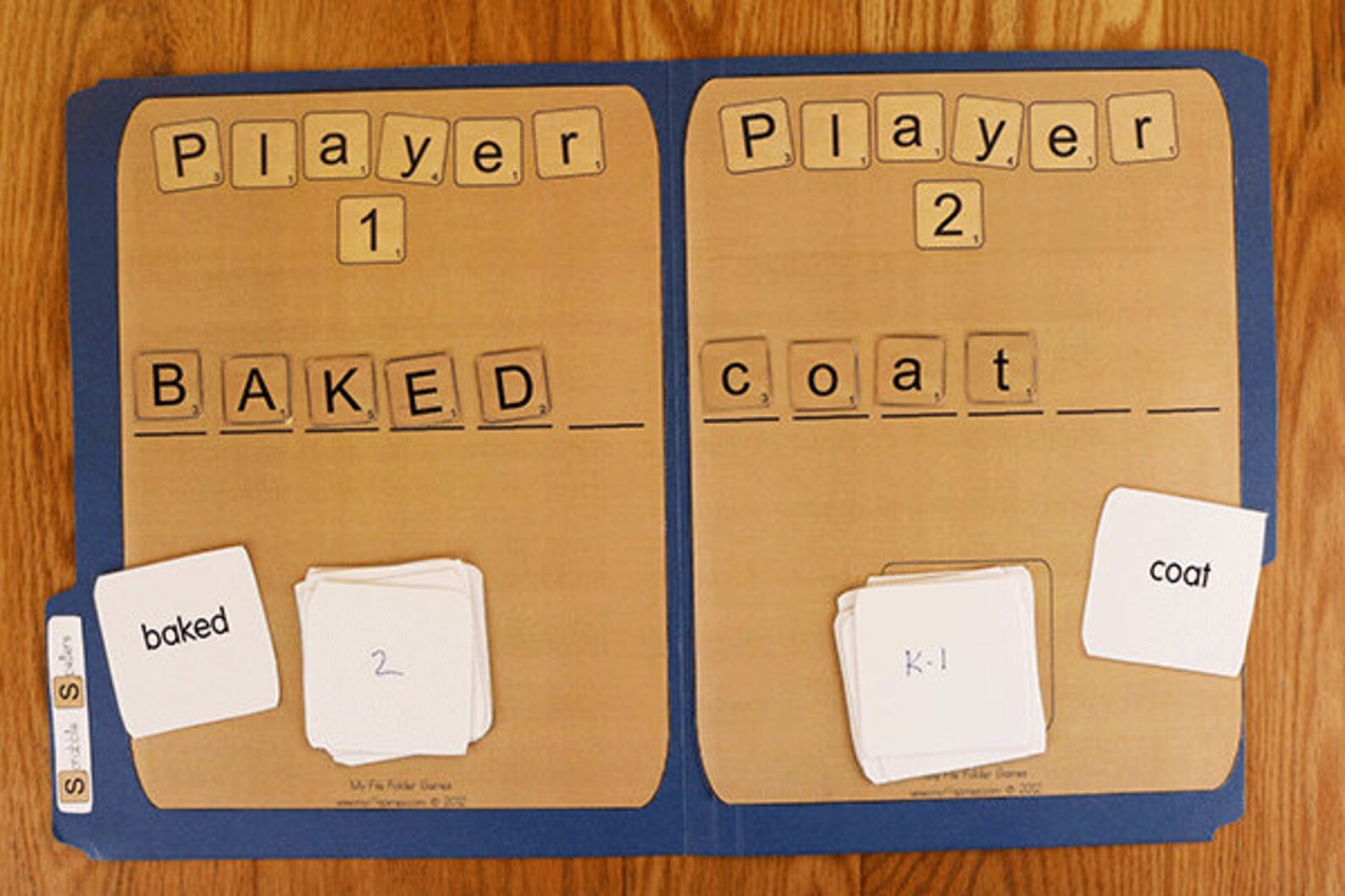 Scrabble Spellers - Spelling Game -printable File Folder Game PDF ...