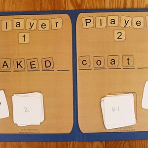 Scrabble Spellers - Spelling Game -printable File Folder Game PDF ...