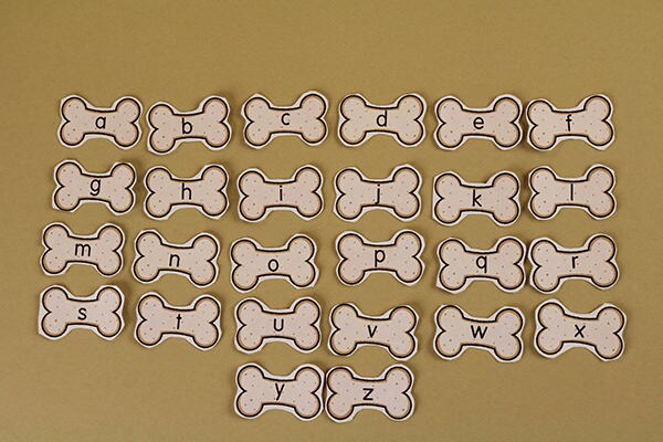 Upper/ Lowercase Letters - Puppy Pals - Printable File Folder Game PDF ...