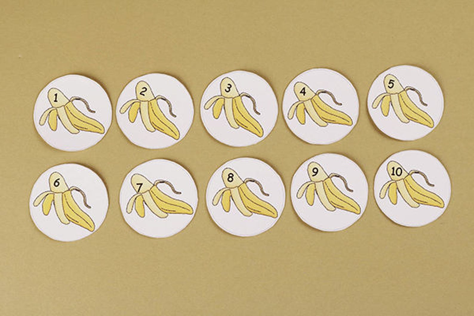 Counting Numbers Monkey Business Printable File Folder | Etsy