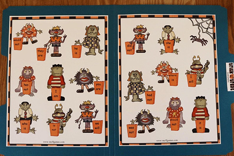 264 Printable File Folder Games for Preschool Kindergarten - 4th Grade ...