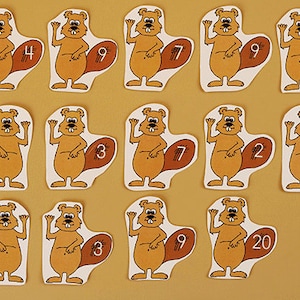 Multiplication & Division - Busy Beavers - Printable File Folder Game ...