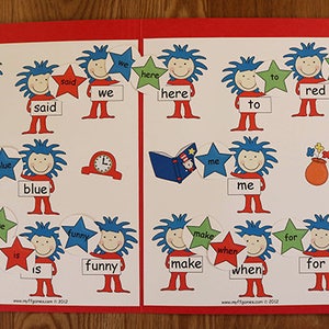 Dolch Sight Words - We Can Read! Printable File Folder Game - Etsy