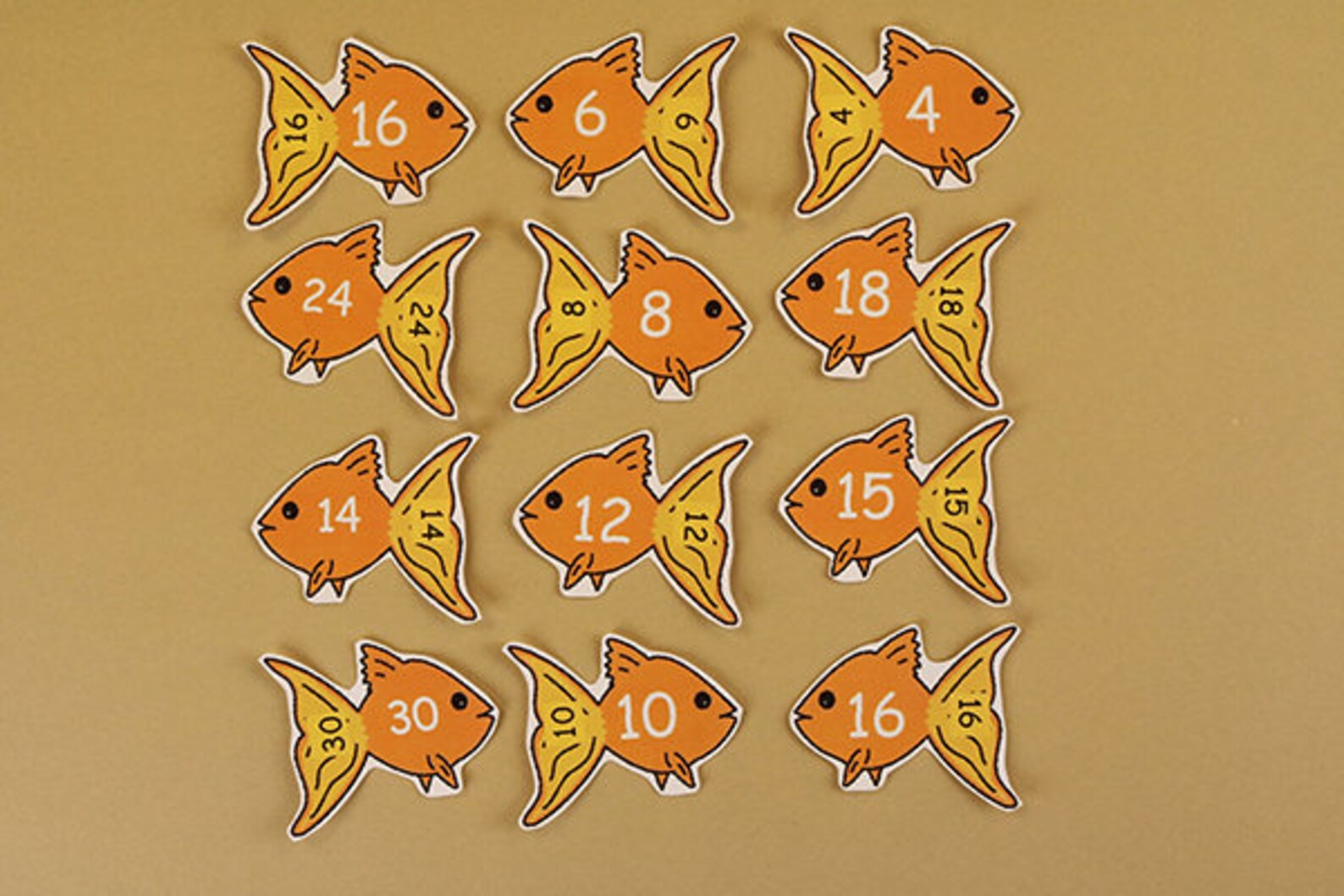 Multiplication - Fish Facts - Printable File Folder Game PDF Download ...