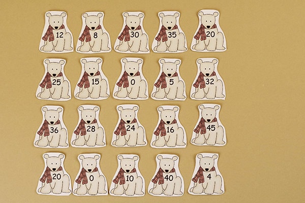 Multiplication Fact Families 0-9 Mega Pack Polar Pals Printable File ...