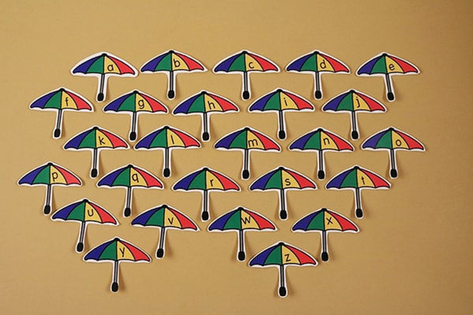 Upper /lowercase Letters - April Showers - Printable File Folder Game ...