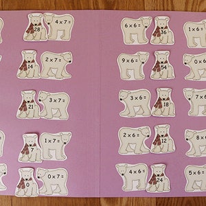 Multiplication Fact Families 0-9 Mega Pack! - Polar Pals - Printable ...