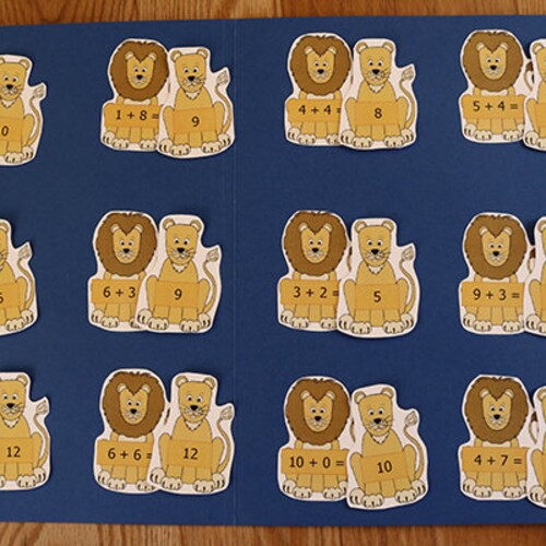 Addition Sum It Up Printable File Folder Game PDF Download - Etsy