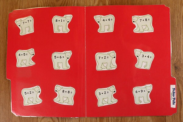 Addition Fact Families: 0-10 - Multi Folder Set - Polar Pals- Printable ...