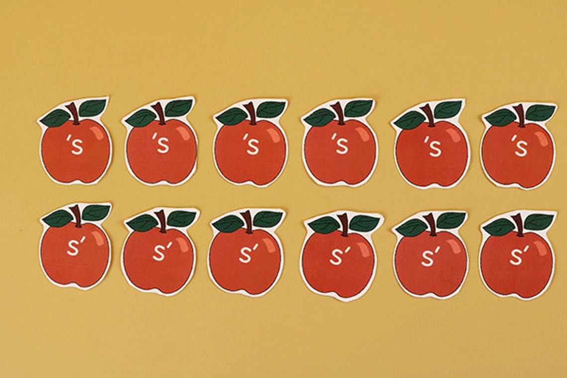 Singular & Plural Possessives - Apple Pickers - File Folder Game ...