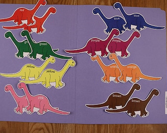 5 Pack just Letters Pack 2 Printable File Folder Games - Etsy