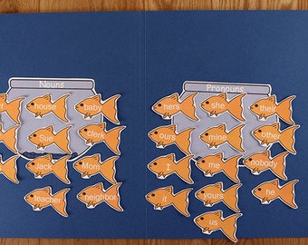 Pronouns File Folder Game Cookies Printable PDF | Etsy