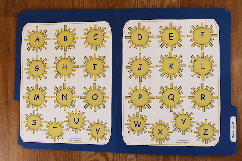 HUGE 61 Printable File Folder Games Bundle Printable Games! Preschool ...