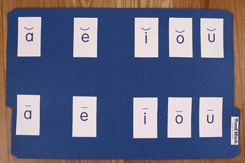 Vowel Match Up! Printable File Folder Game PDF Download - Reading 2nd ...