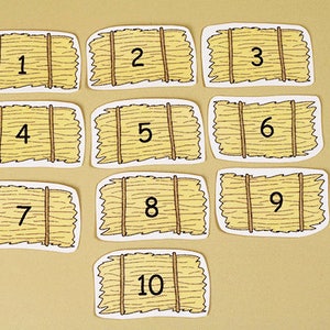 Counting Numbers - Horse Numbers - Printable File Folder Game PDF ...
