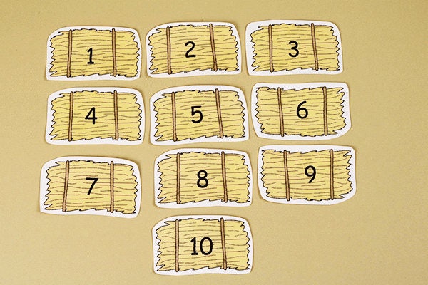 Counting Numbers - Horse Numbers - Printable File Folder Game PDF ...