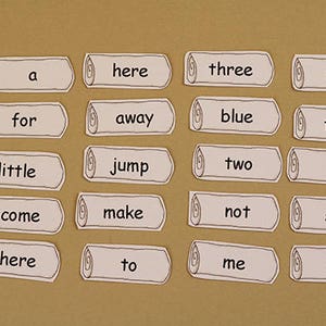 File Folder Game - Dog Days Pre-primer Dolch Sight Words- Printable PDF ...