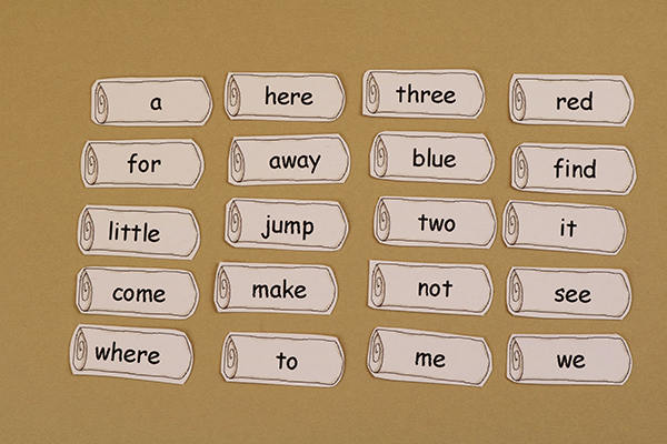 File Folder Game Dog Days Pre-primer Dolch Sight Words - Etsy