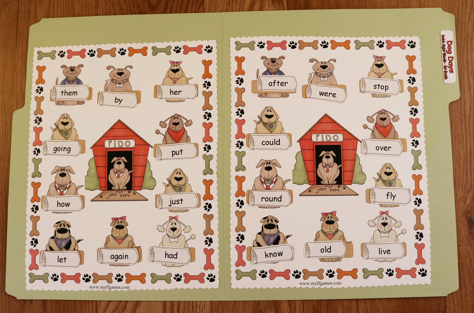 Kindergarten First Grade HUGE 53 Printable File Folder Game Bundle ...