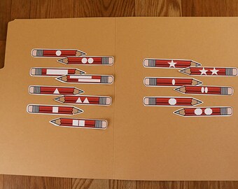 Sorting Shapes Printable File Folder Game PDF Download | Etsy