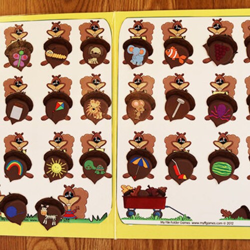 Fruit & Vegetable Sort Printable File Folder Game Preschool - Etsy