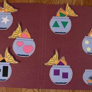 Shape Matching - Fish Shapes- Printable File Folder Game PDF Download ...