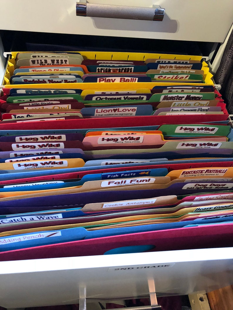 264 Printable File Folder Games – Special Education, Speech Therapy ...