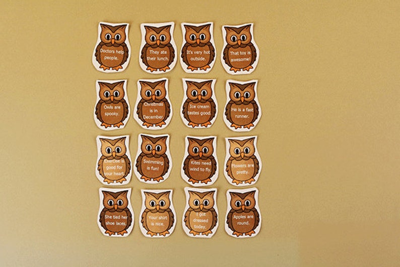 Fact Opinion - File Folder Game - Little Owl - Printable PDF Download ...
