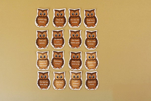 Fact Opinion - File Folder Game - Little Owl - Printable PDF Download ...