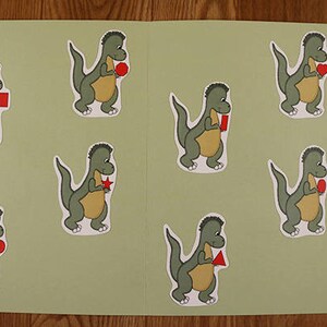 Shape Matching Dinosaur Shapes Printable File Folder Game | Etsy