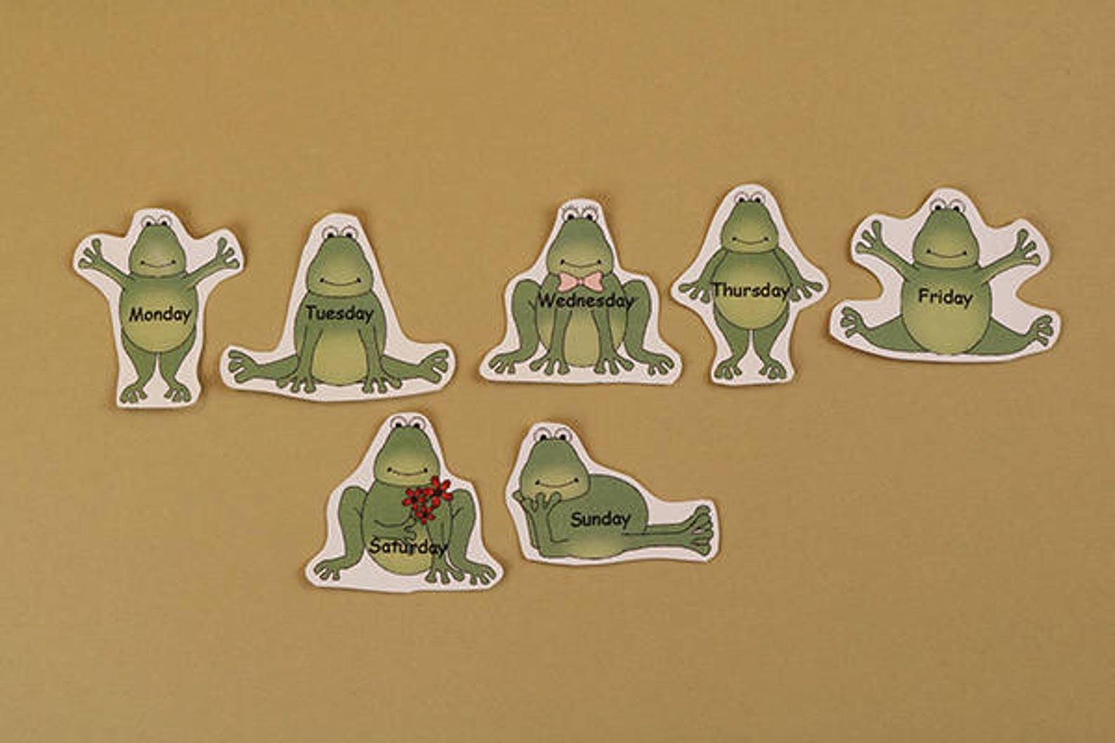 Days of the Week - Froggy Days - Printable File Folder Game PDF ...