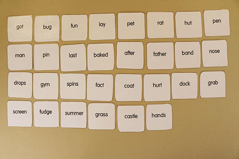 Scrabble Spellers - Spelling Game -printable File Folder Game PDF ...
