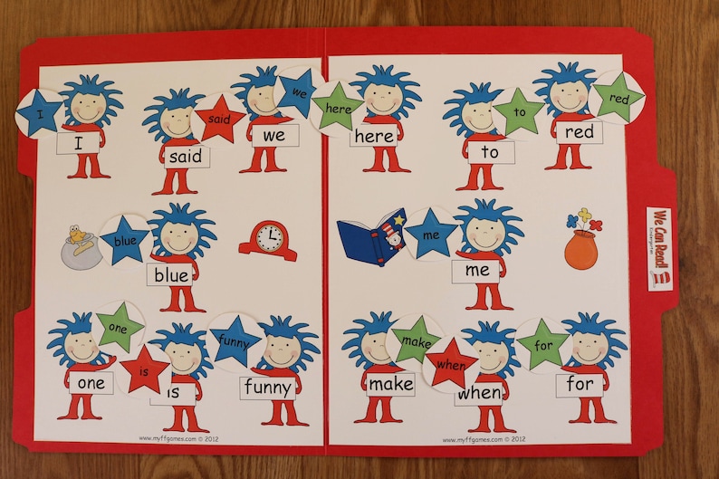 Kindergarten First Grade HUGE 53 Printable File Folder Game Bundle ...