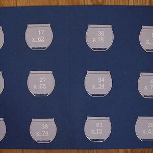 Double Digit Multiplication - Fish Facts - Printable File Folder Game ...