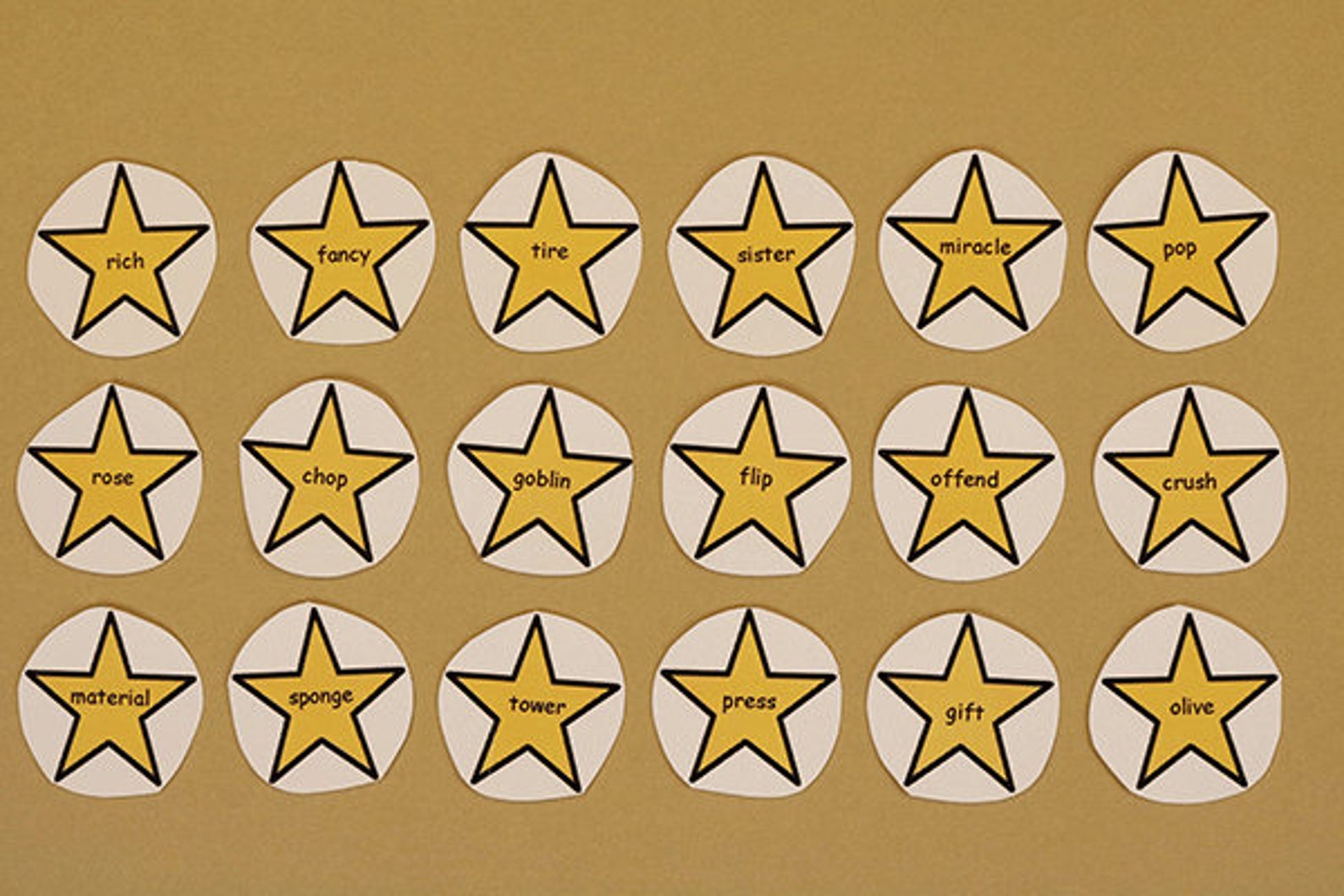 Dictionary Guide Words magic Show File Folder Game printable PDF ...