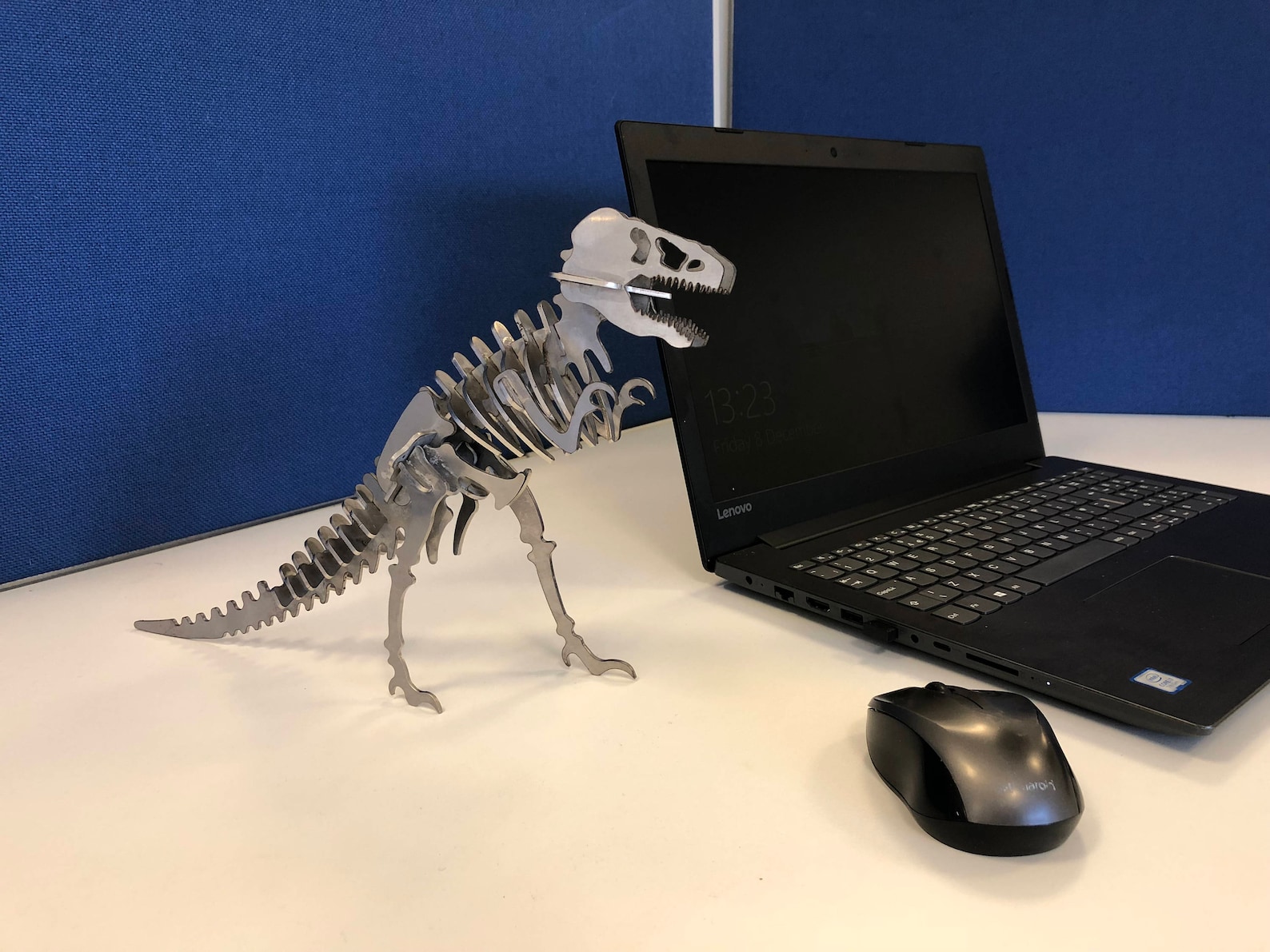 T-rex Stainless Steel Dinosaur, Desk Sculpture, Geek, Christmas Gift ...